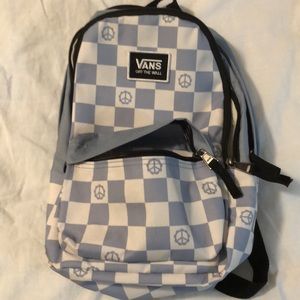 Vans | Accessories | Nwot Vans Off The Wall Mini Backpack Baby Blue And ...
